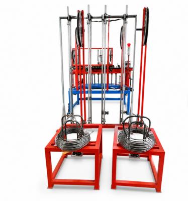 China Fully Automatic Obstacle Weave Wire Mesh Putanka Anti Tank Nets Production Line for sale