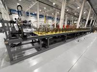China Fully Automatic Obstacle Weave Wire Mesh Putanka Anti Tank Nets Production Line for sale