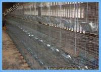 China Welded Wire Mesh Fencing Panels Rabbit Battery Cage 3 Or 4 Layers for sale