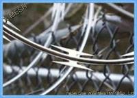 China Galvanized Razor Barbed Wire Fence / Security Barbed Wire Mesh SGS Listed for sale