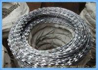 China BTO22 Type High Tensile Barbed Wire , Welded Barbed Concertina Wire 75*150mm for sale
