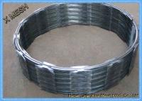 China Galvanized Surface Treatment and Cross Razor Razor Type Galvanized Razor Barbed Wire for sale