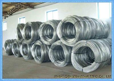 China Galvanized Surface Treatment and Cross Razor Razor Type Galvanized Razor Barbed Wire for sale