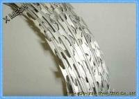 China Galvanized Surface Treatment and Cross Razor Razor Type Galvanized Razor Barbed Wire for sale