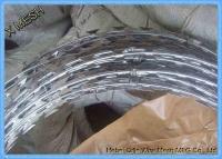 China Hight Security Razor Wire Fencing /Concertina Razor Blade Barbed Wire for sale