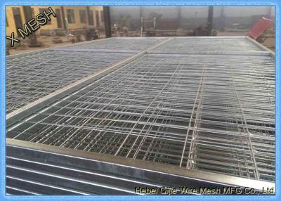 China Canada Standard Powder Coated Welded Wire Mesh Temporary Fence 6 x 10 Feet for sale
