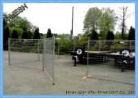 China Canada 6FT x 9.5FT Temporary Security Fence Panel with 50x100mm Mesh and Multiple Wire Diameters for sale