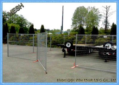 China Canada 6FT x 9.5FT Temporary Security Fence Panel with 50x100mm Mesh and Multiple Wire Diameters for sale