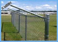China Galvanized Garden Wire Mesh Chain Link Security Fence 50x50 Mm Size for sale