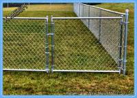 China Green PVC Coated 2-inch Mesh 6FT Chain Link Fence for Sportsground - 1.2mm to 5.0mm Wire Diameter for sale