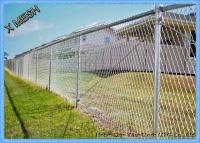 China Green PVC Coated 2-inch Mesh 6FT Chain Link Fence for Sportsground - 1.2mm to 5.0mm Wire Diameter for sale