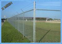 China Security Galvanized Chain Link Fence 3 Foot Diamond Wire Netting for sale