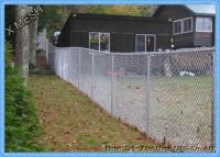 China Galfan Coated Steel Chain Link Security Fence 3ft 5mm Wire Diameter for sale