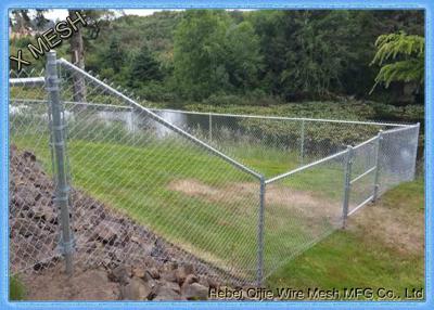 China Galfan Coated Steel Chain Link Security Fence 3ft 5mm Wire Diameter for sale