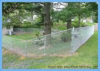 China Galfan Coated Steel Chain Link Security Fence 3ft 5mm Wire Diameter for sale