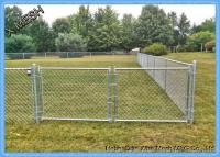 China Galfan Coated Steel Chain Link Security Fence 3ft 5mm Wire Diameter for sale