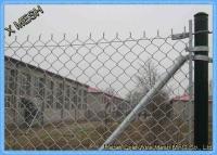 China 3.6m High Green PVC Chain Link Fencing 12.5m 3.55/2.50 mm with Line Wire for sale