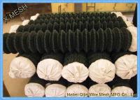 China 9 Gauge Galvanized / Chain Link Fence Fabric Wire Mesh Fencing SGS Listed for sale