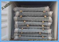 China 9 Gauge Galvanized / Chain Link Fence Fabric Wire Mesh Fencing SGS Listed for sale