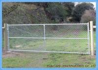 China PVC Coated Chain Link Fence Fabric Black Color Quick To Install for sale