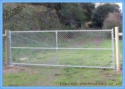 China PVC Coated Chain Link Fence Fabric Black Color Quick To Install for sale