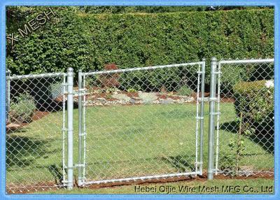 China PVC Coated Security Chain Link Fence Mesh Fabric 8 Gauge 60 X 60mm Size for sale