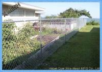 China PVC Coated Security Chain Link Fence Mesh Fabric 8 Gauge 60 X 60mm Size for sale