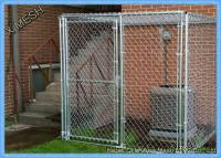 China 50 X 50 Mm Hole PVC Coated Chain Link Fencing Diamond Wire Netting For MMA Cages/Zoo Mesh/Baseball Fields for sale
