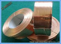 China Custom Copper Galvanized Steel Wire 350 - 550 MPa With 2.25mm X 0.5mm Size for sale
