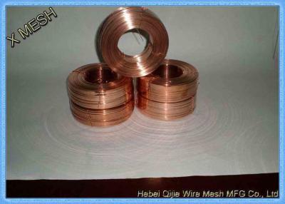 China Custom Copper Galvanized Steel Wire 350 - 550 MPa With 2.25mm X 0.5mm Size for sale
