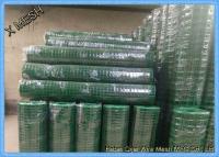 China Green PVC 2mm Welded Wire Mesh Roll After Electric Galvanized with 3/4