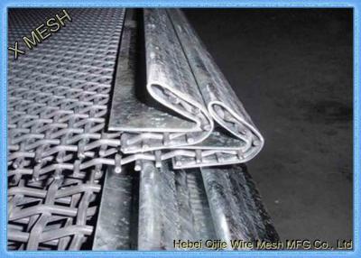 China Woven Vibrating Screen Mesh Have Hook Crimped Wire Mesh for Mining for sale