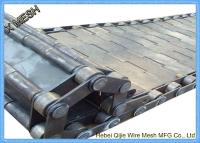 China Stainless Steel Plate Slat Conveyor Belt 1.5-3mm Thickness for Coffee Bean Baking Systems for sale