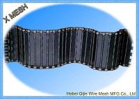 China Stainless Steel Perforated Plate Conveyor Belt 25.4-125mm Pitch with 5-20mm Cross Rods for Heat Treatment Applications for sale