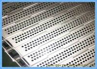 China Stainless Steel 316L Perforated Chain Plate Conveyor Belt - 2mm Thickness, 200-4000mm Width Range for sale