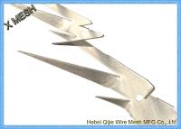 China Galvanized Metal Wire Mesh Anti - Creeped Wall Spike 2mm Thickness for sale