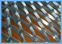 China Aluminum Flat Expanded Metal Mesh / SS304 Expanded Mesh Screen For Architecture for sale
