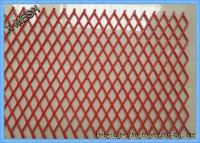 China Architectural Aluminum Expanded Metal Mesh Panel 0.5-10mm Thickness with PVDF Coating for Building Facades for sale