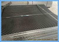China High Carbon Steel Flat Top Vibrating Screen Wire Mesh , Sand Screen Mesh for sale
