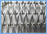 China Double Balanced Spiral Grid Steel Wire Conveyor Belt With Chain 30 Meters Length for sale