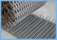 China Flexible Freezer Spiral Metal Mesh Conveyor Belt 156'' Width For Food Processing for sale