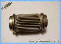 China Stainless Steel Sintered Felt Corrugated Filter 1-200 Micron Rating for -200°C to 650°C Applications for sale