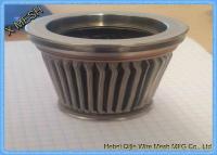 China Stainless Steel Sintered Felt Corrugated Filter 1-200 Micron Rating for -200°C to 650°C Applications for sale