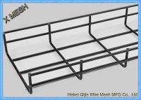 China Galvanized / Powder Coated Wire Mesh Cable Tray , Metal Mesh Tray SGS Listed for sale