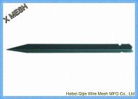 China 1.85kg /M Steel Star Pickets , Y Star Picket Hot Dipped Galvanized / Traditional Black Bituminous Coated for sale