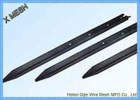 China 1.85kg /M Steel Star Pickets , Y Star Picket Hot Dipped Galvanized / Traditional Black Bituminous Coated for sale