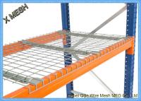 China zinc plated Metal Wire Mesh Decking Waterfall 3 Channel Step For warehouse Pallet Racking for sale