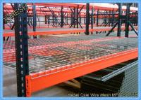 China zinc plated Metal Wire Mesh Decking Waterfall 3 Channel Step For warehouse Pallet Racking for sale