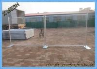 China Hot Dipped Galvanized Temporary Mesh Fencing Panel 2.4x2.1m AS 4687 Standard with 4mm Wire Construction for sale