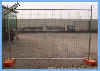 China Movable Temporary Welded Mesh Fence Panels Steel Material Anti - Weather for sale
